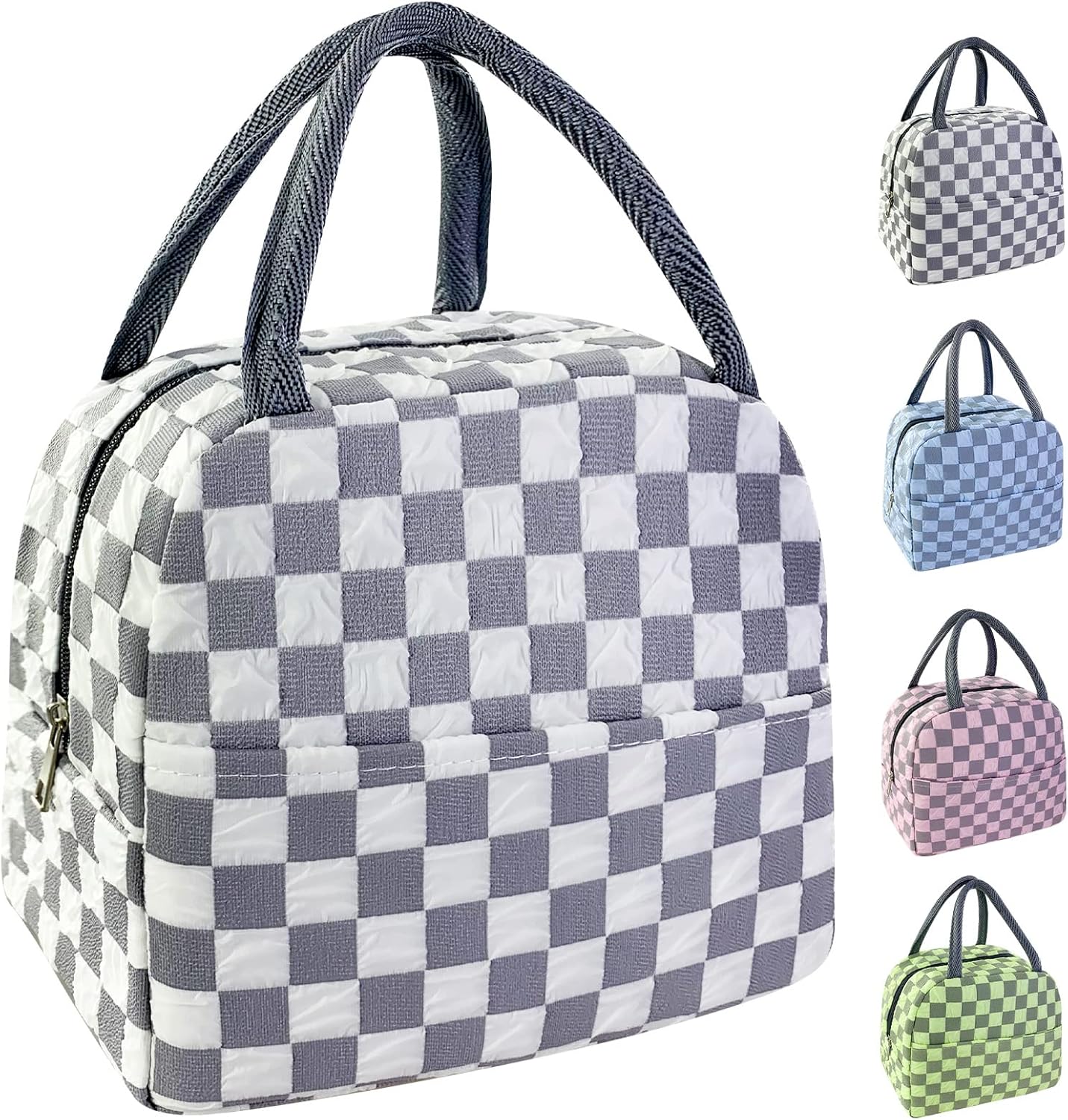Amazon.com: Mziart Cute Lunch Bag, Aesthetic Reusable Insulated Lunch ...
