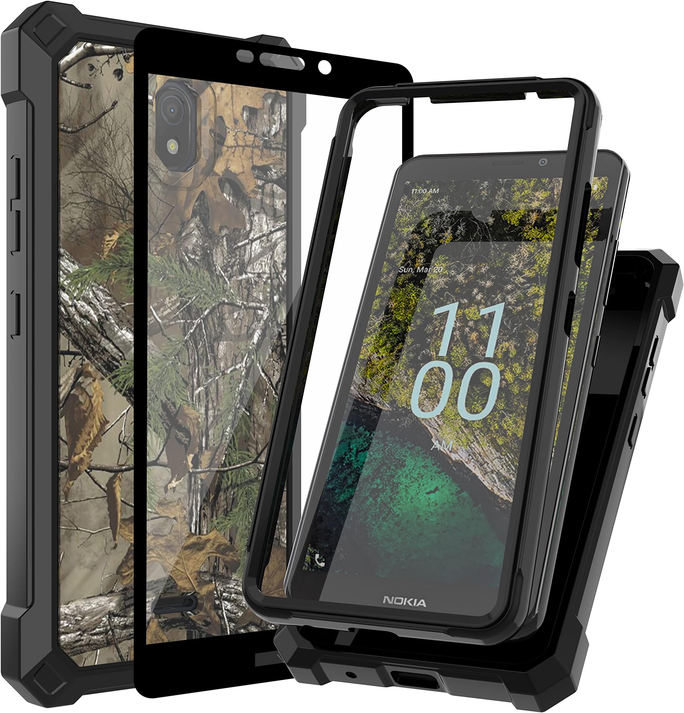 Amazon.com: Nakedcellphone Case for Nokia C300 Phone, Special Ops ...