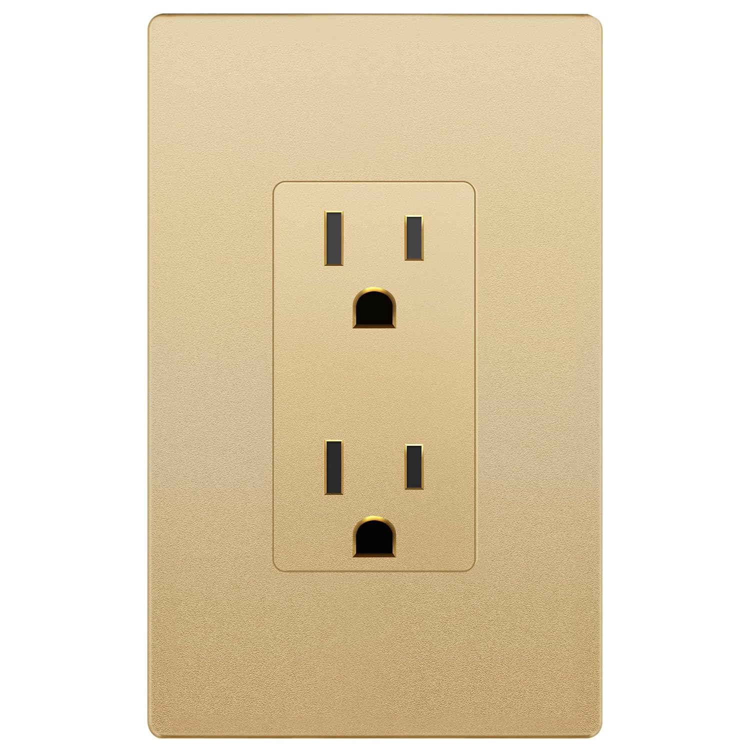 LIDER Matte Finish Decorator Receptacle with Interchangeable Face Cover ...