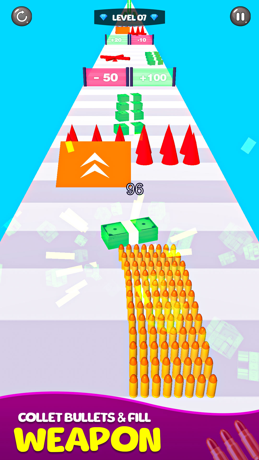 Army Bullet Rush 3D! Merge Bullets Challenge Master - Gun Shooter ...