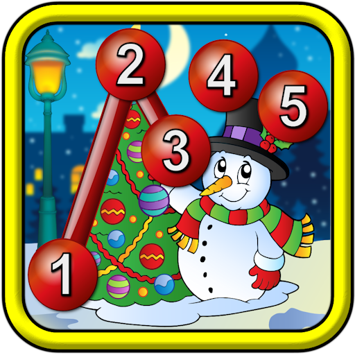 Kids Christmas Connect the Dots Puzzles - educational dot to dot game ...