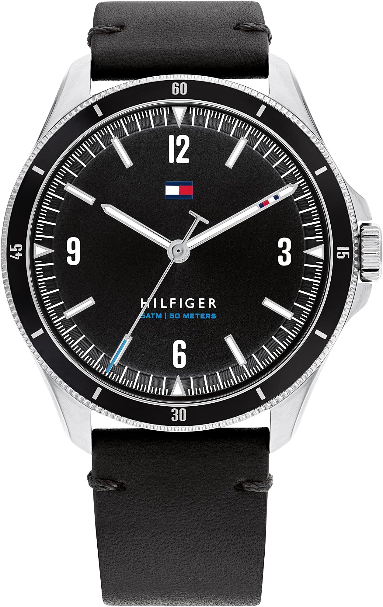 Tommy Hilfiger Multi Zifferblatt Quarz Uhr für Herren mit Braunes ...