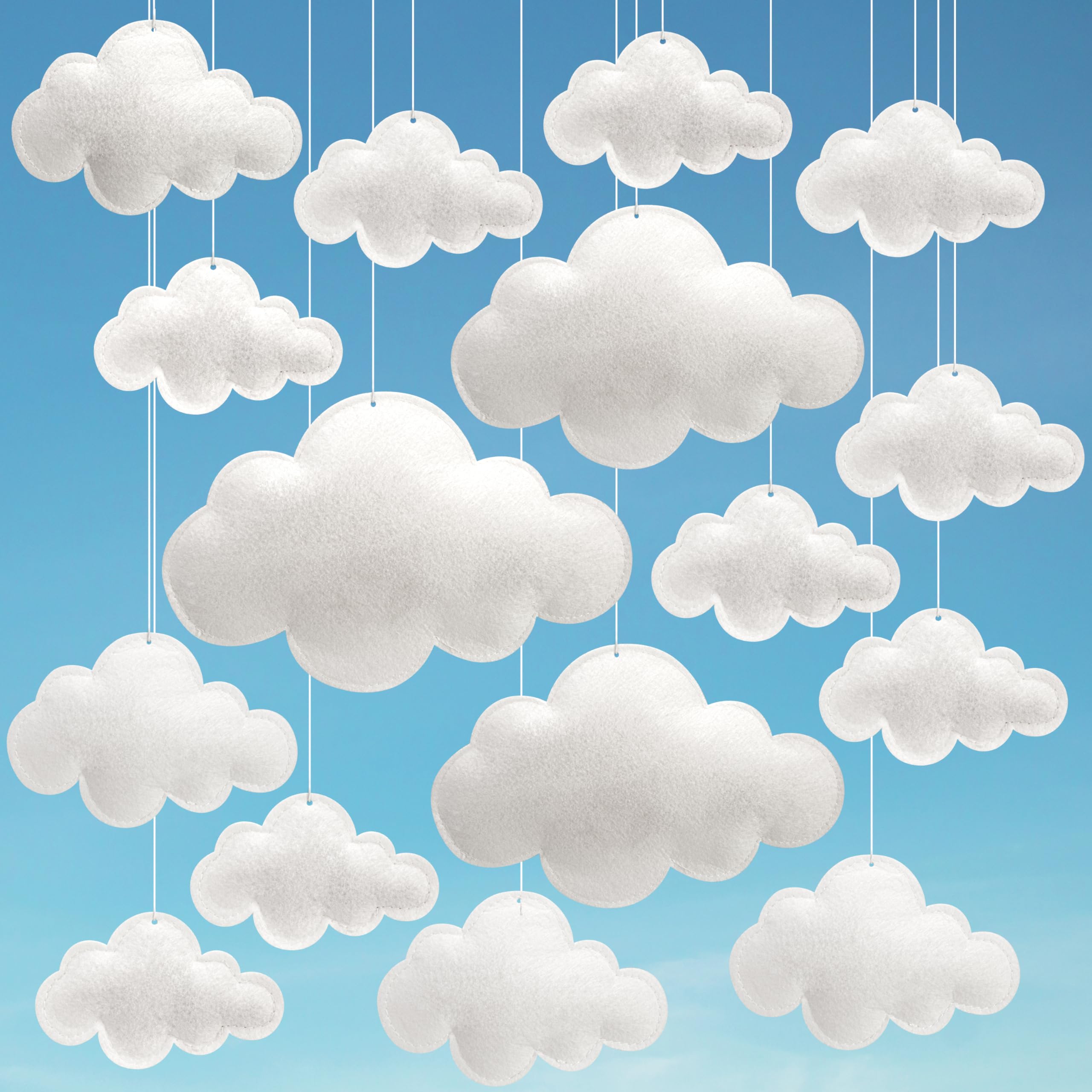 Amazon.com: ASyfjovs 16PCS Clouds for Room Ceiling, 3D Ceiling Clouds ...