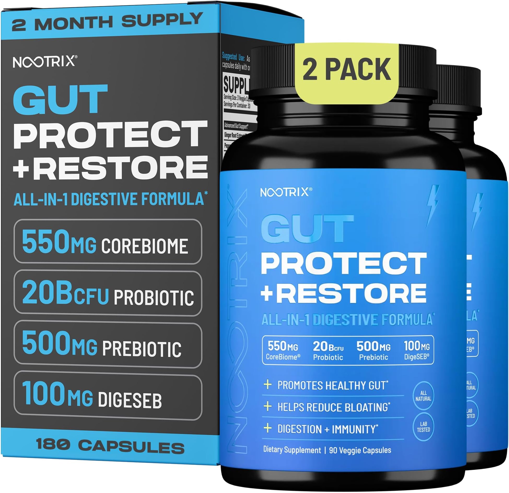 Amazon.com: Emma Gut Health - Gas and Bloating Relief, Constipation ...