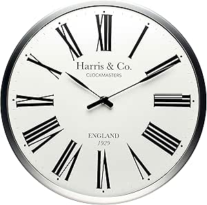 Amazon.com: HARRIS & CO. CLOCKMASTERS ( 13 Inch Premium Luxury Wall ...