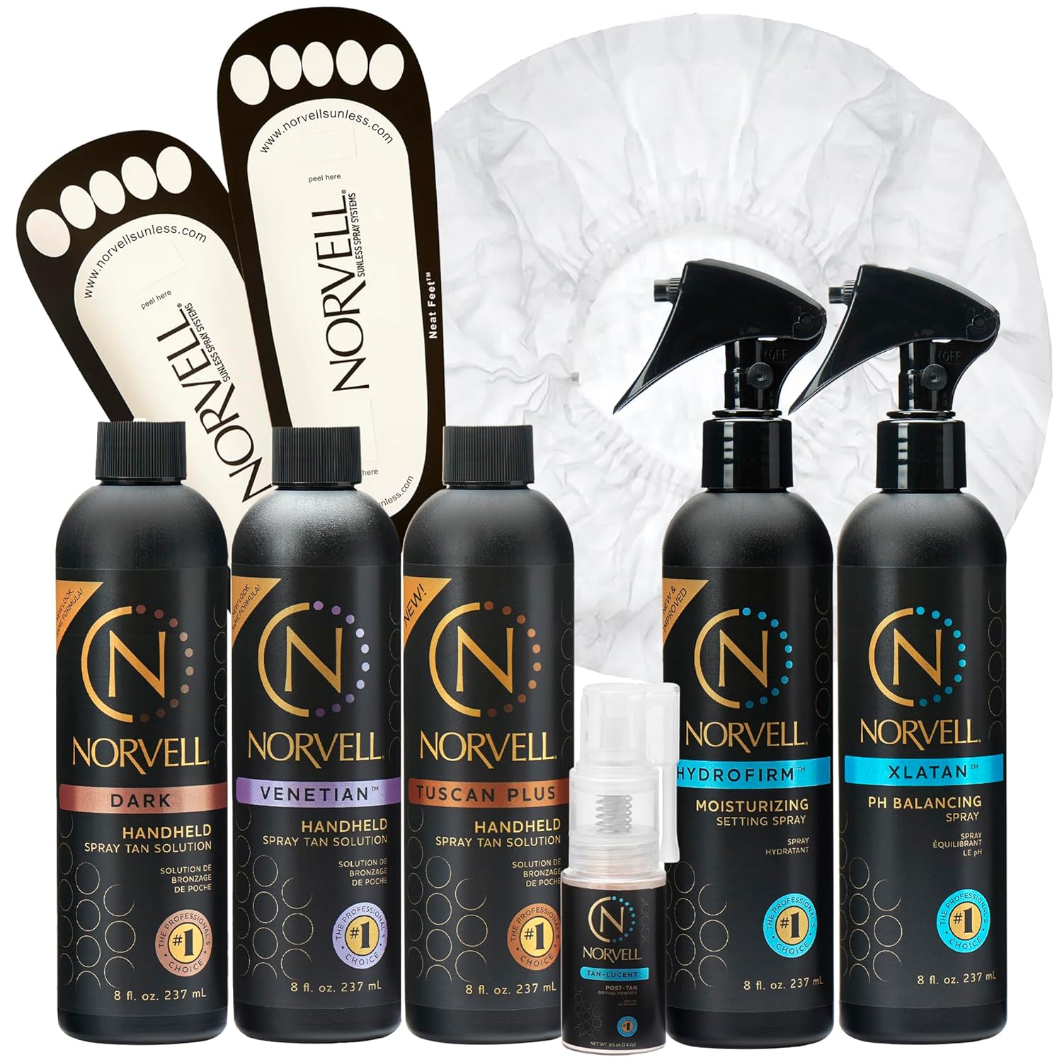 Amazon.com : Norvell Spray Tan Starter Pack – Complete Sunless Tanning ...