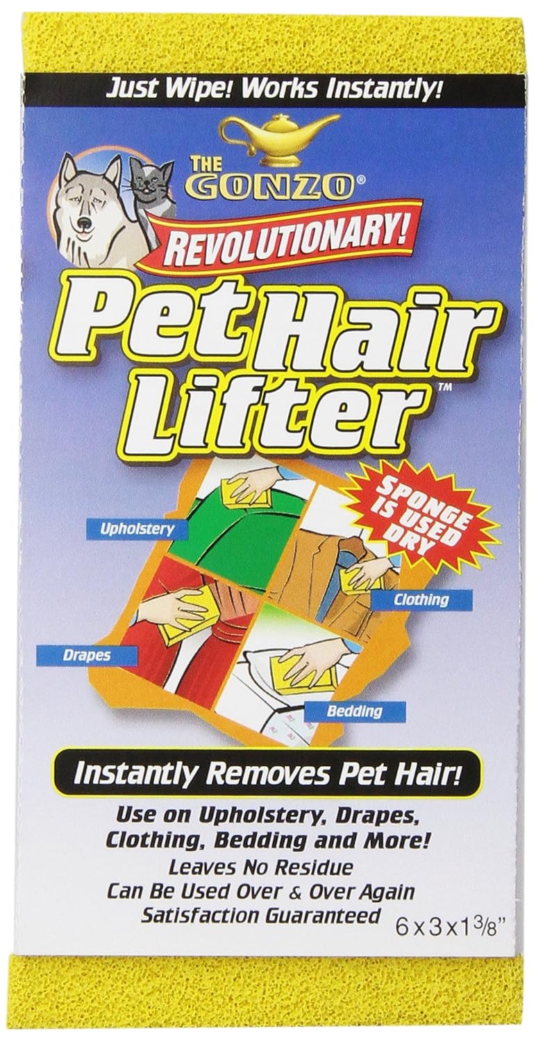 Amazon.com: Gonzo Pet Hair Lifter Sponge - 12 pack : Health & Household