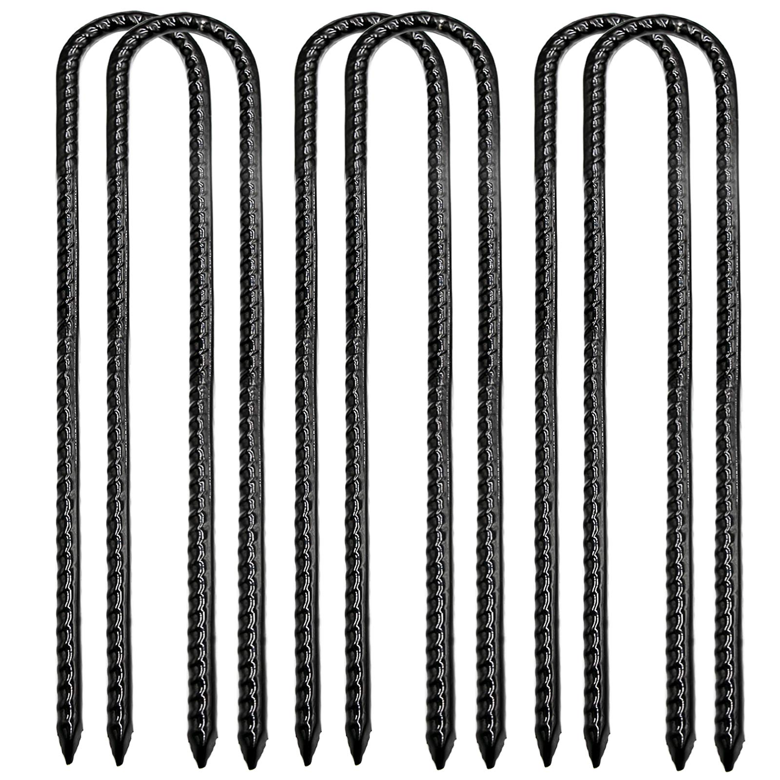 Buy IME Ground Stakes Tent Nails Steel Anchors Garden Stes Galvanized U ...