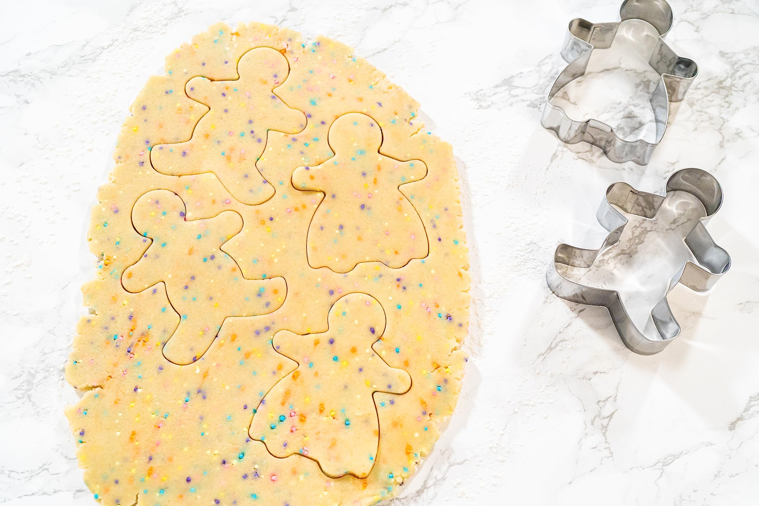 Snapklik.com : Bakerpan Stainless Steel Gingerbread Cookie Cutters
