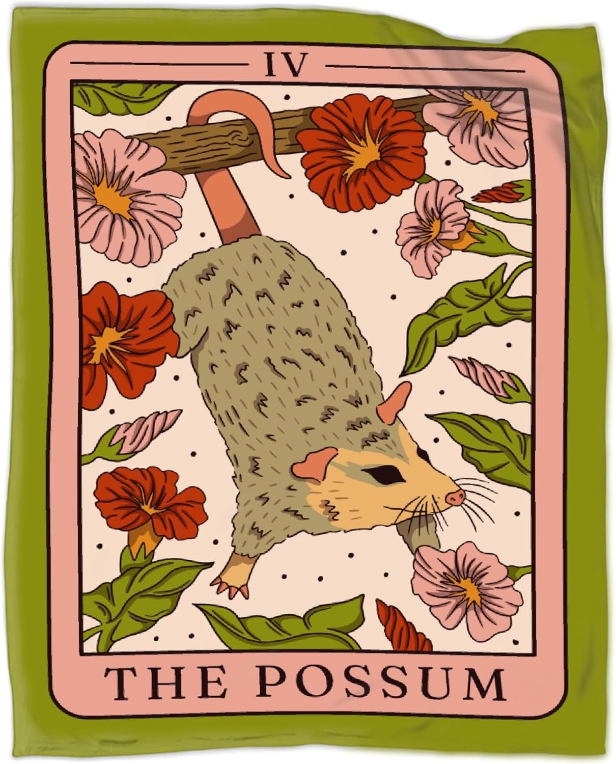 Amazon.com: Possum Blanket Gifts for Possum Lover 80 x 60 Inch for ...