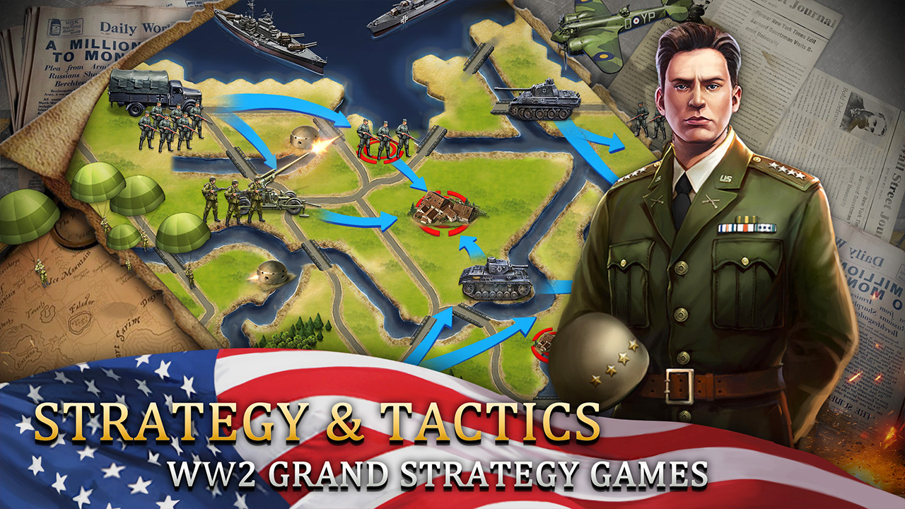 World War 2 Commander ：1942 WW2 Army Survival Battlefield Simulator ...