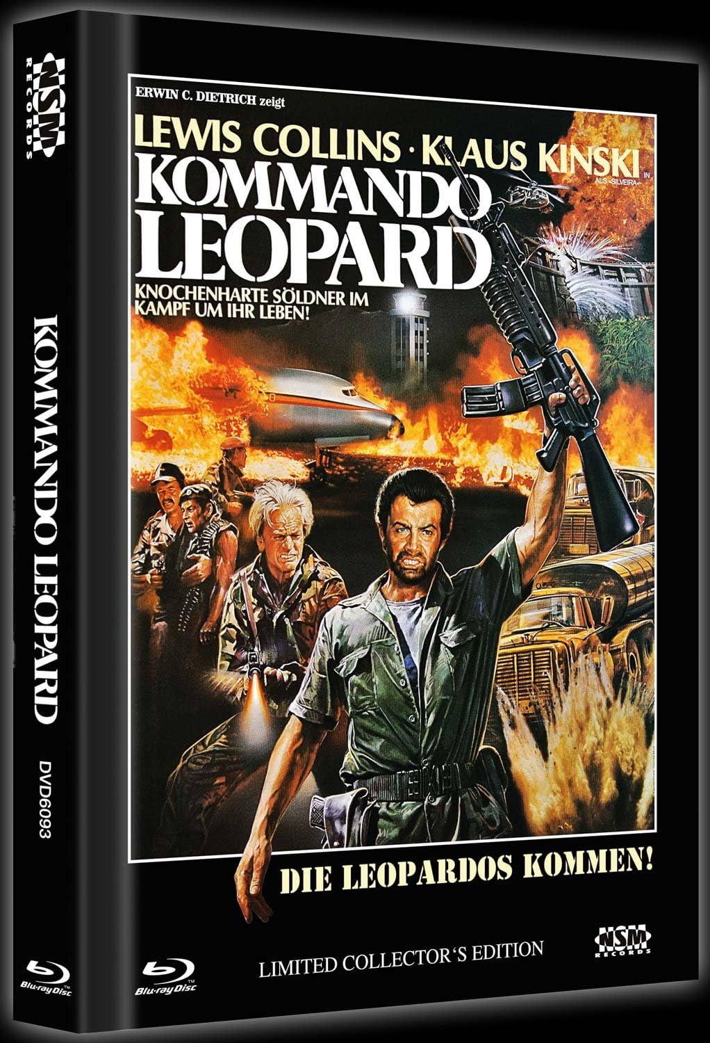 Commando Leopard (1985) UNCUT Mediabook Blu-ray + DVD: Amazon.co.uk ...