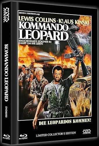Commando Leopard (1985) UNCUT Mediabook Blu-ray + DVD: Amazon.co.uk ...