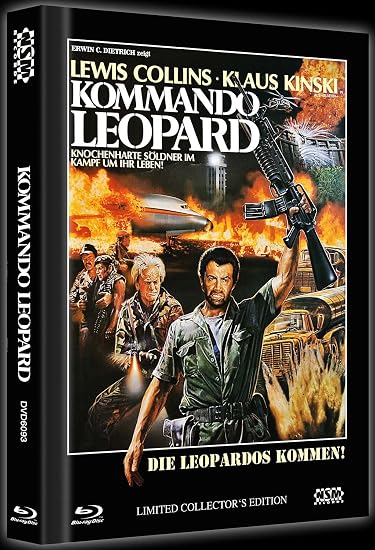 Commando Leopard (1985) UNCUT Mediabook Blu-ray + DVD: Amazon.co.uk ...