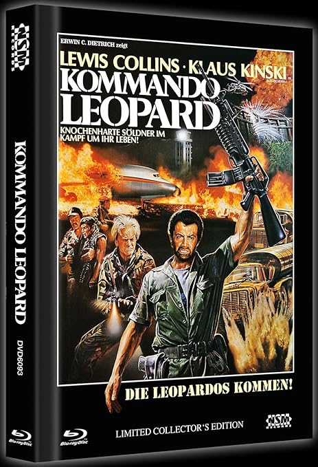 Amazon.com: Commando Leopard (1985) UNCUT Mediabook Blu-ray + DVD ...