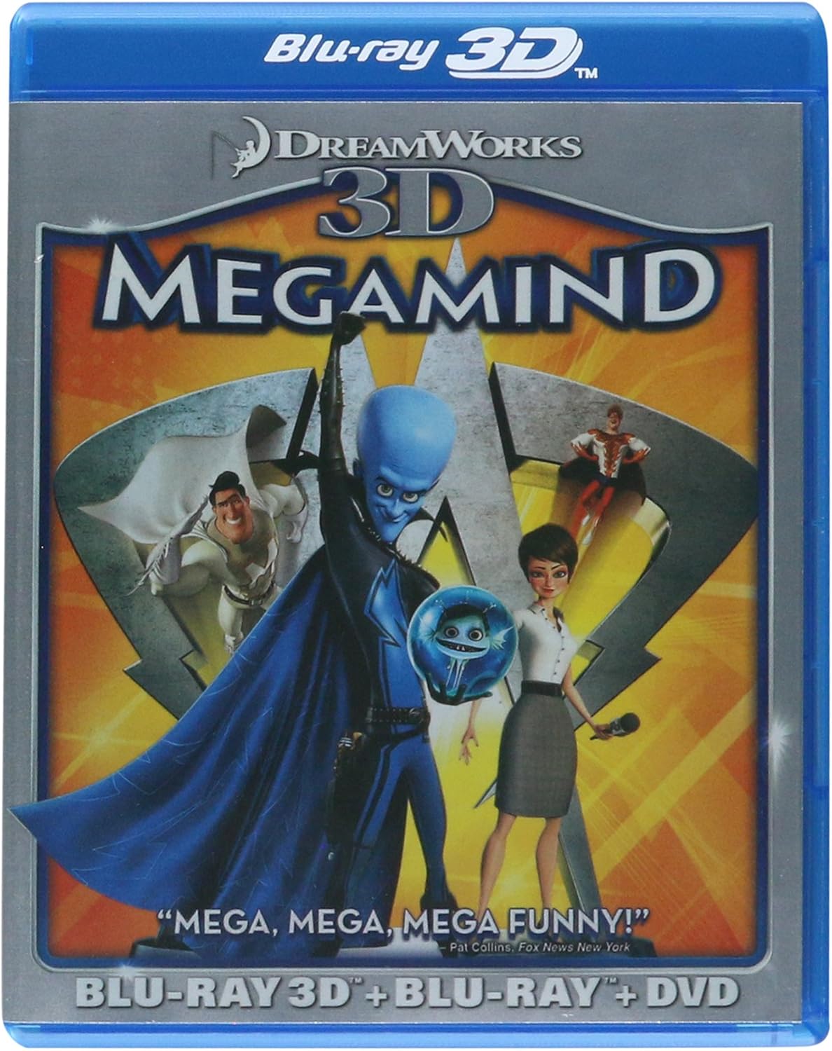 Megamente (Bd 3D) [Blu-ray] : Will Ferrell, Jonah Hill, Brad Pitt, Tom ...