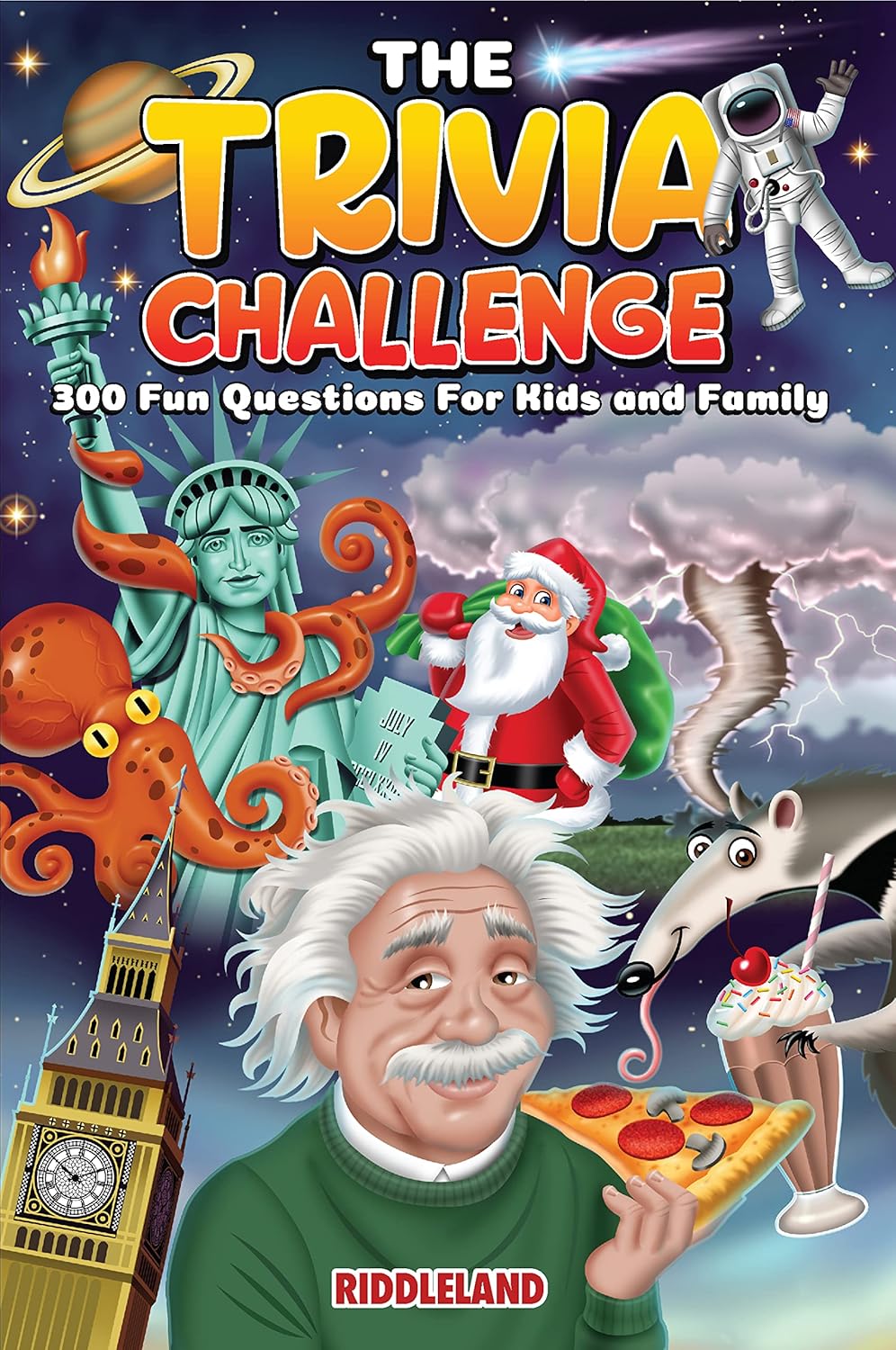 Amazon.com: The Trivia Challenge: 300 Fun Questions and Facts For Kids ...