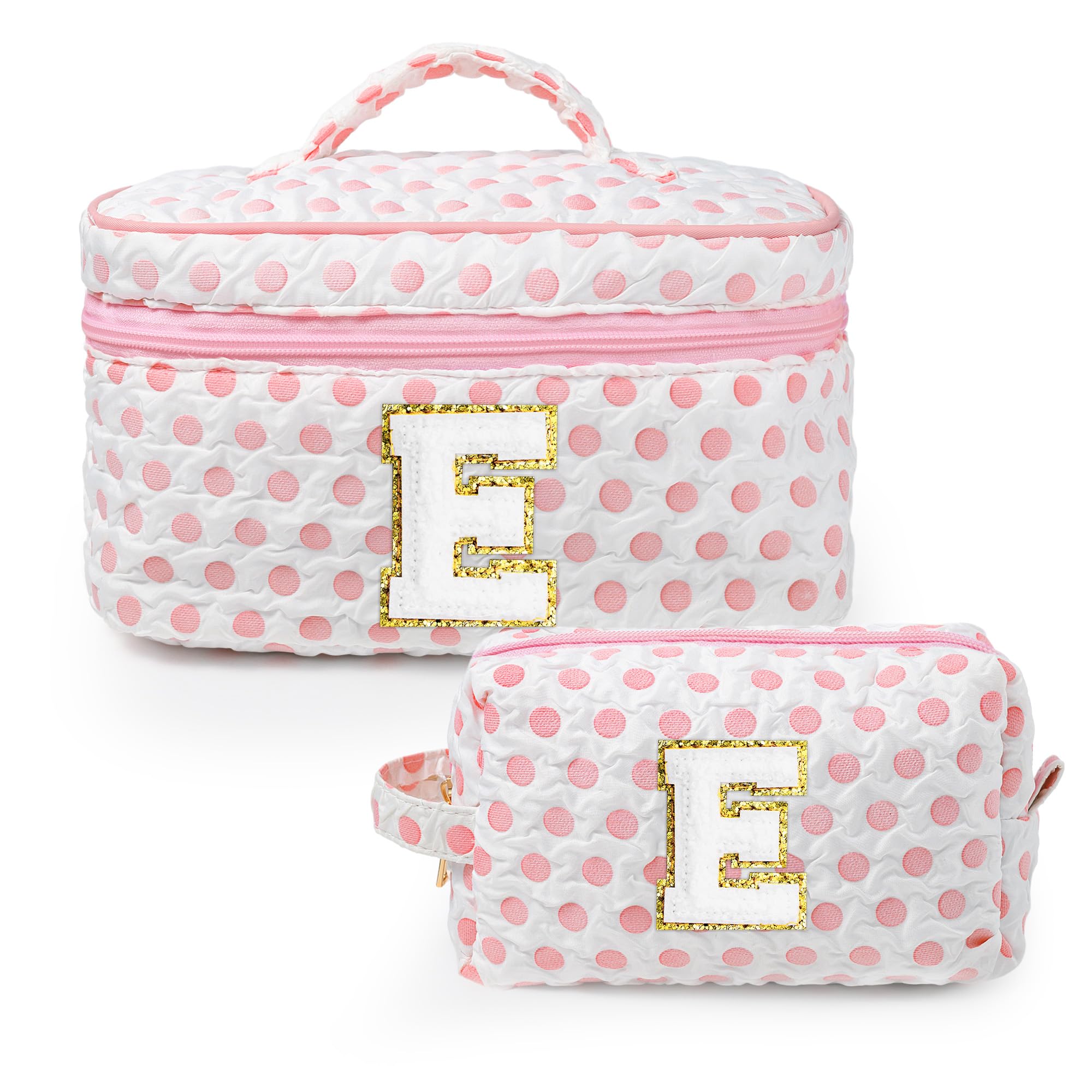 Amazon.com: YOOLIFE Personalized Makeup Bag for Women - Initial Make Up ...