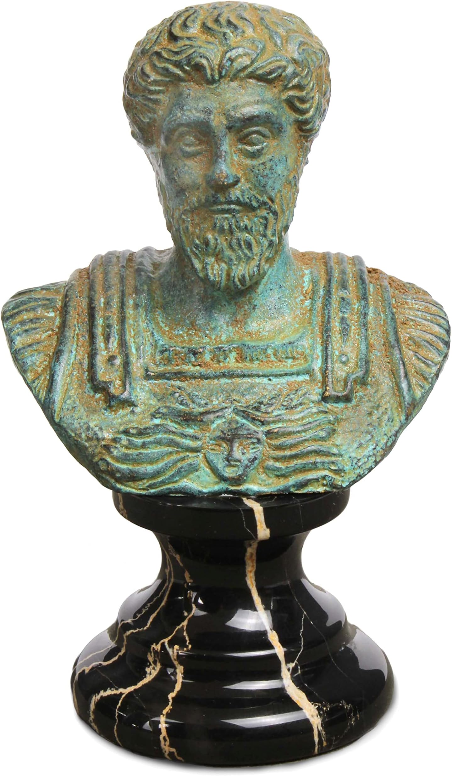 Amazon.com: Large Marcus Aurelius Bust Statue, 18 inches 45 cm, Marcus ...