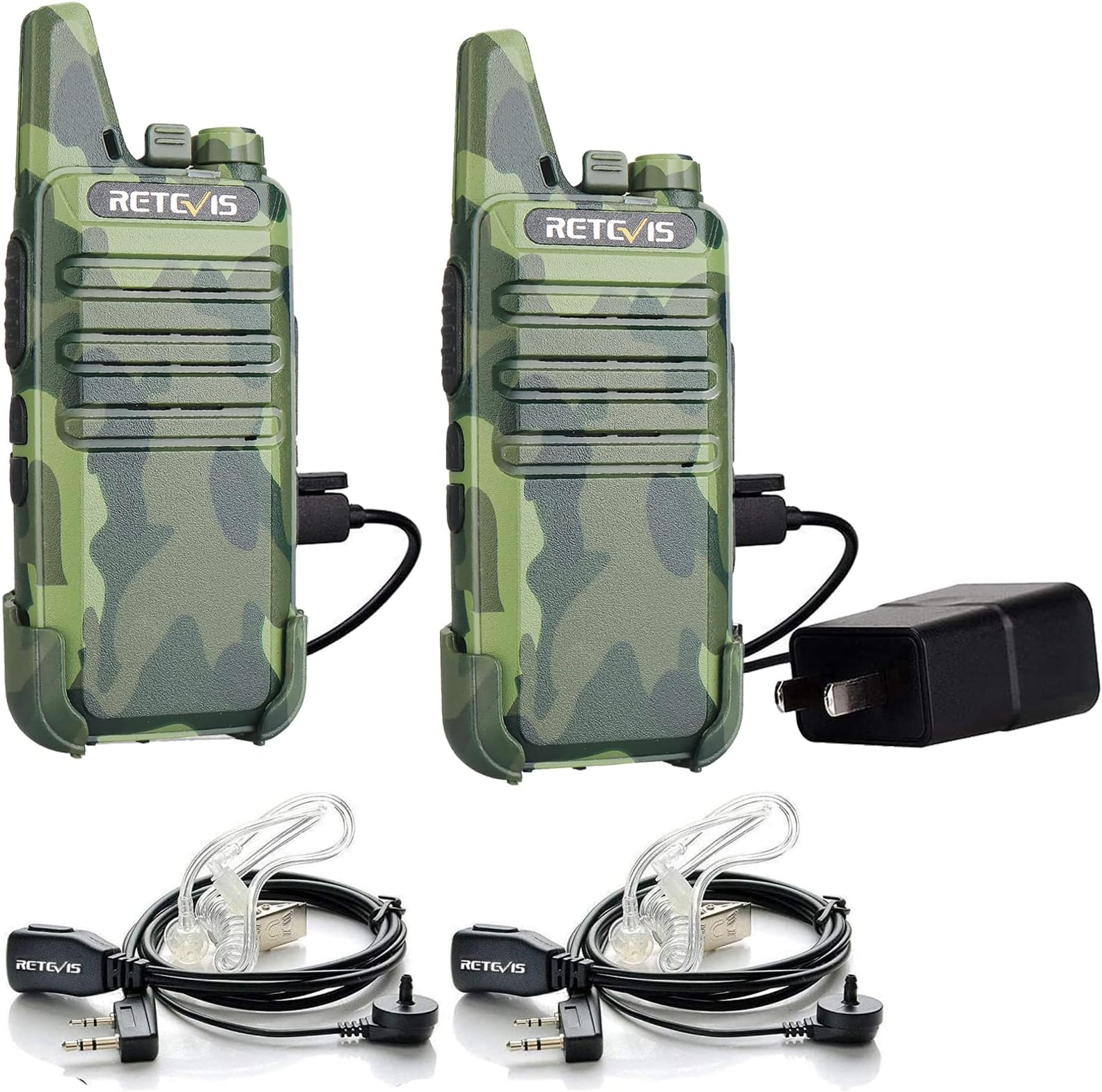 Amazon.com: Retevis RT22 Walkie Talkies for Adults, Two Way Radio Long ...