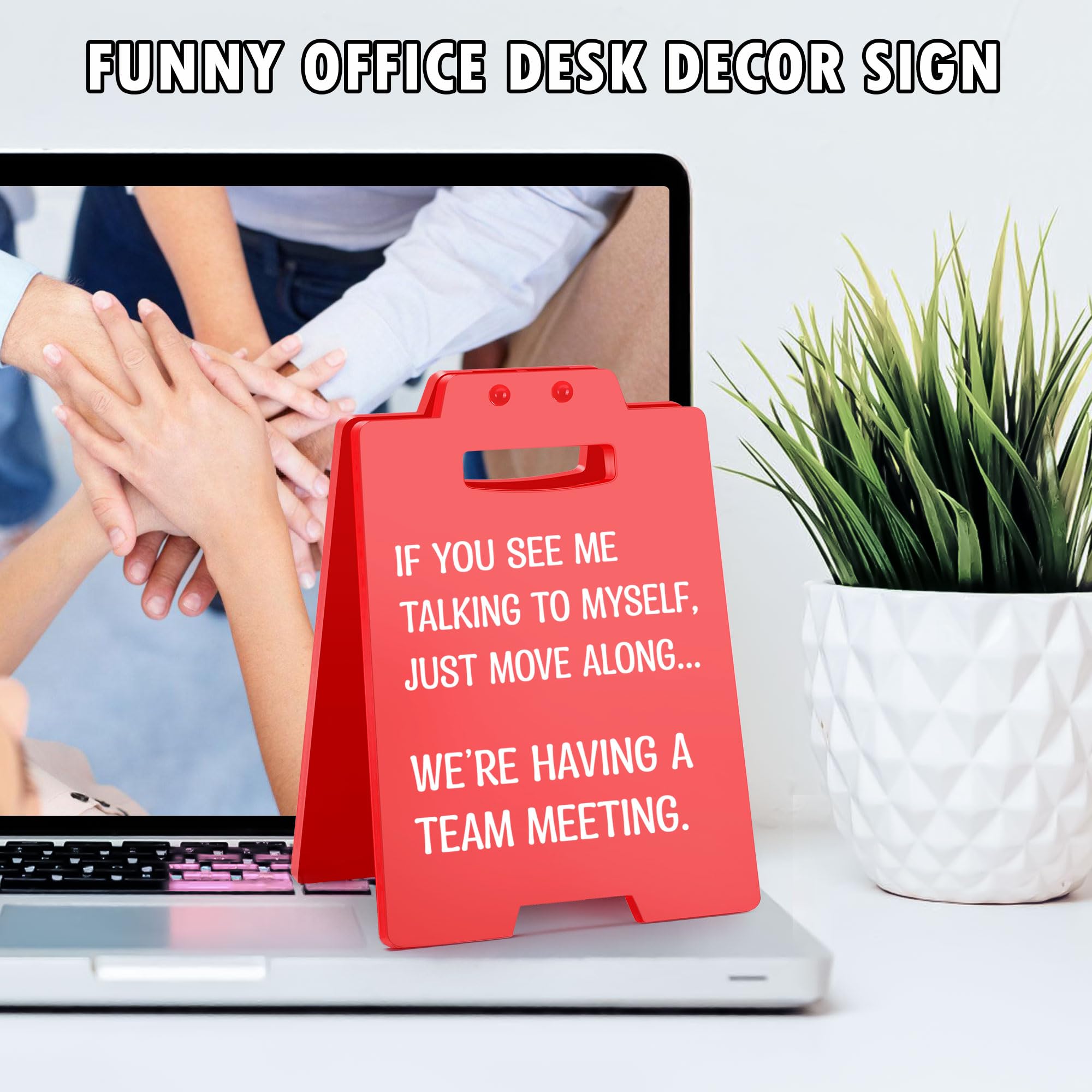 Snapklik.com : Funny Office Humor Decor Red Plastic Rectangular Retro ...
