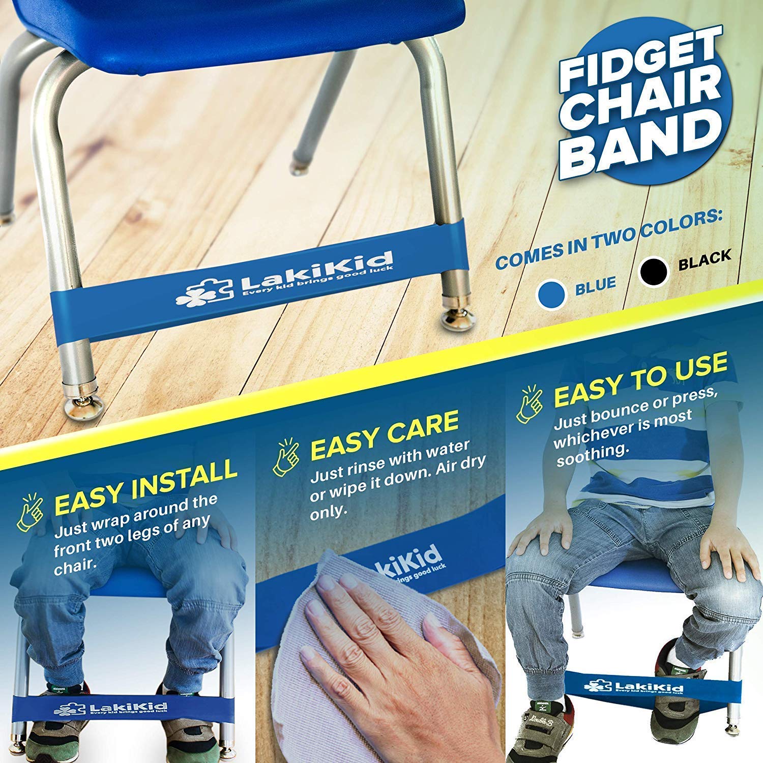 Fidget Bands for Classroom Chairs: LakiKid Flexible Seating Classroom ...