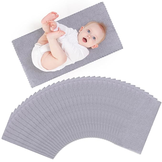 Amazon.com : Kinlop 12 Pack Large Soft Changing Pad Liners for Baby ...