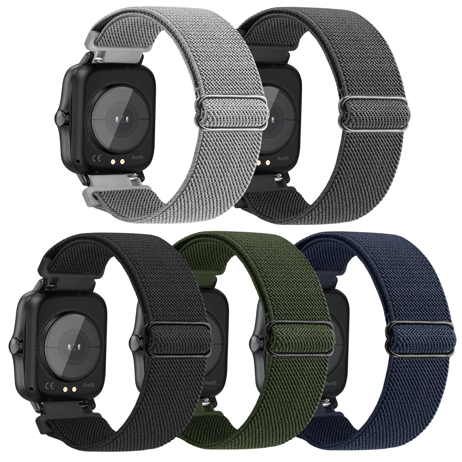 Amazon.com: Yeahxing Compatible with Smart Watch P22 T42 Y22 bands ...