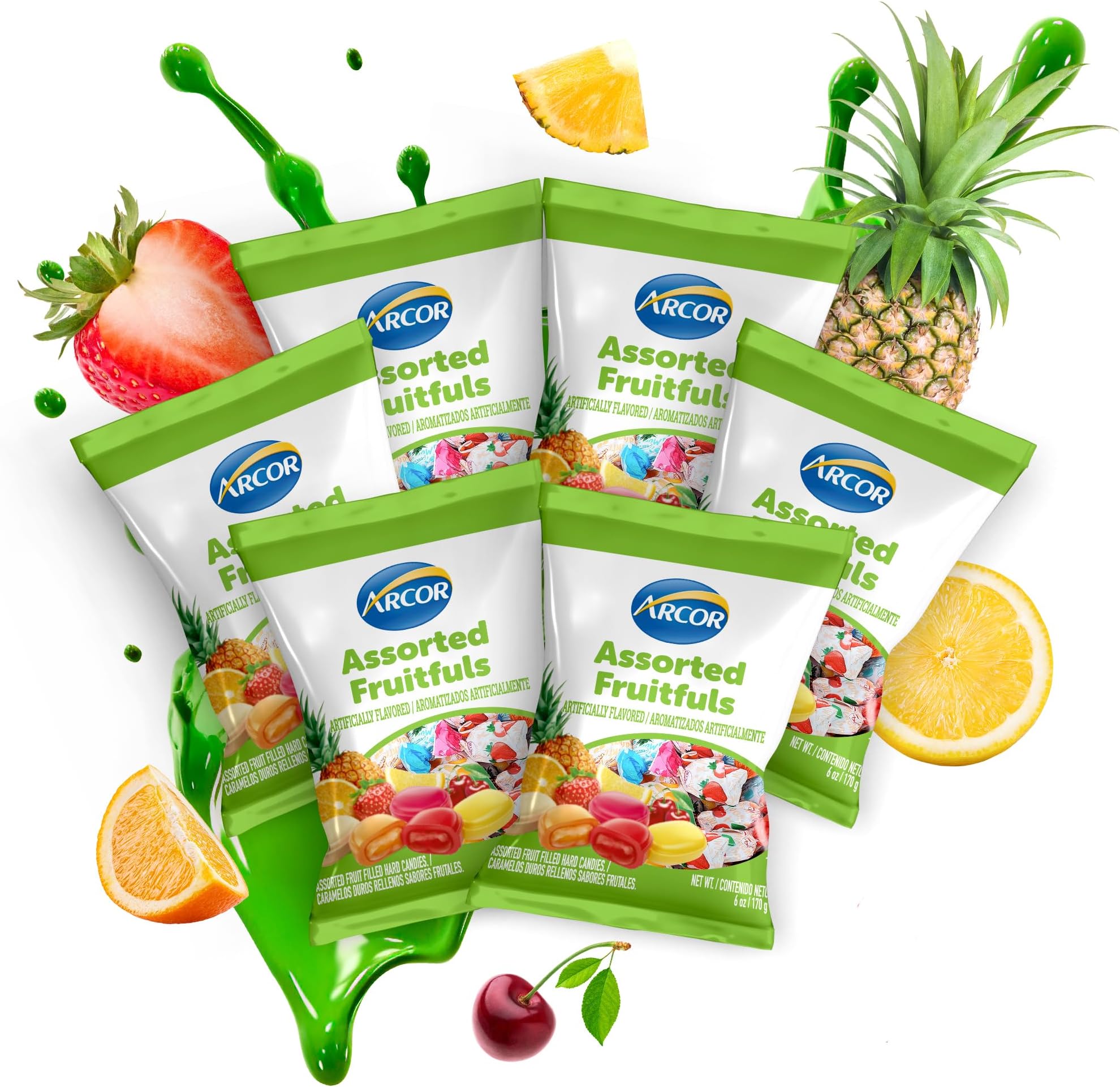 Amazon.com : Arcor Assorted Candies, Fruit Filled, 5-Lb Bag : Candy ...