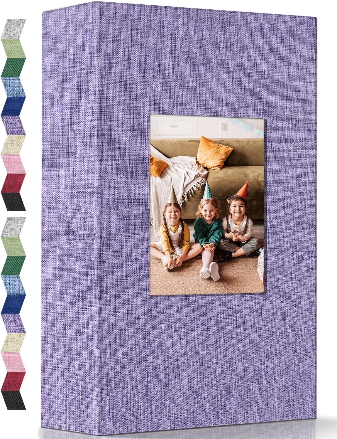 Amazon.com: popotop Photo Album 4x6-300 Photos Linen Cover Photo Books ...