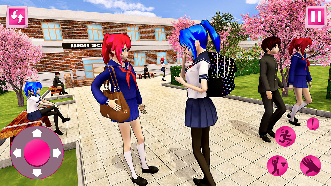 Anime High School Girl Life Game Simulator 3D - App on the Amazon Appstore