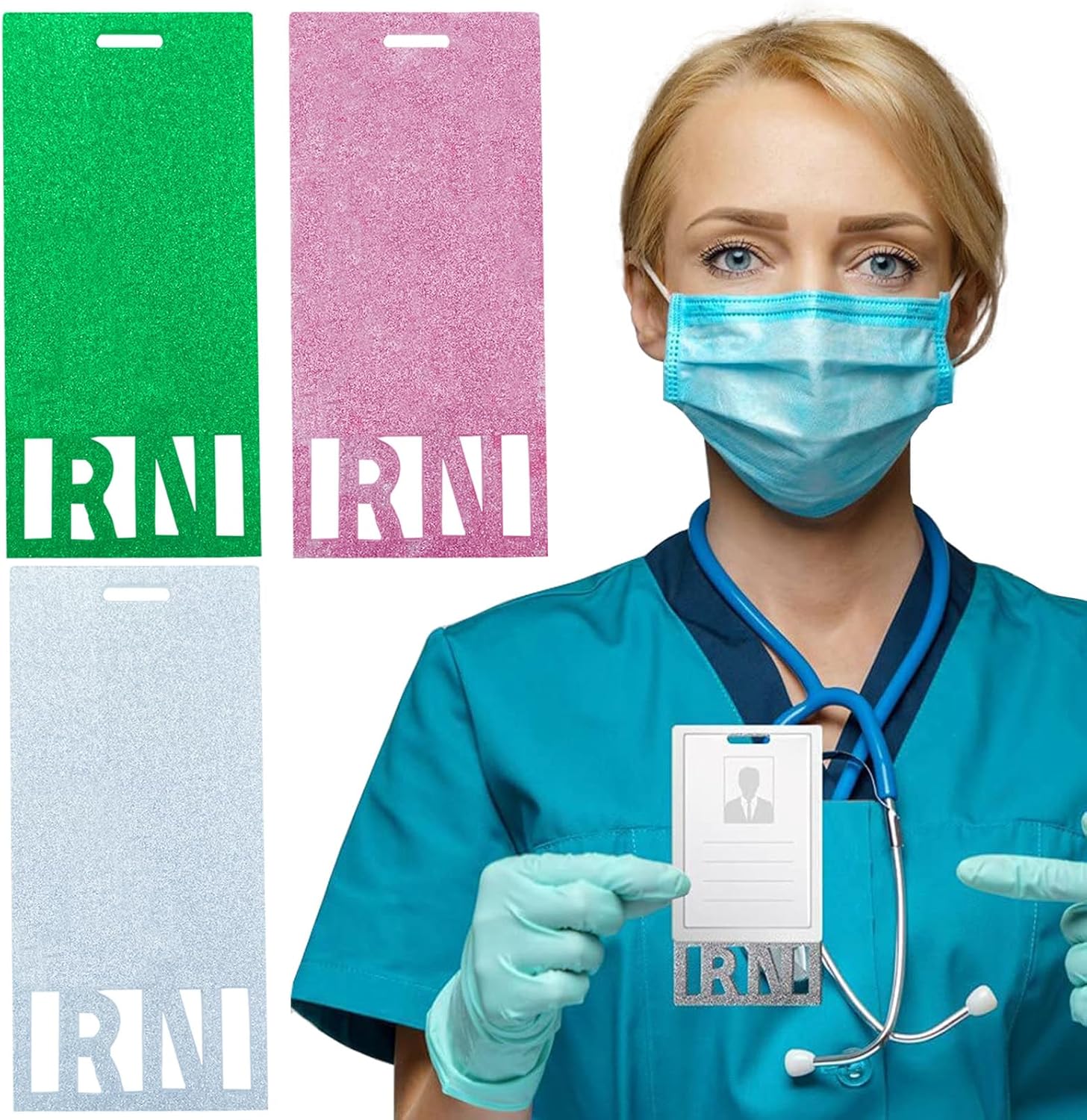 Amazon.com : 3 PCS Plifal RN Badge Buddy Card Nurse Nursing Accessories ...