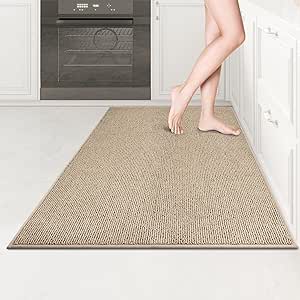 Amazon.com: PURRUGS Machine Washable Kitchen Rug 32" x 48", Non-Slip ...