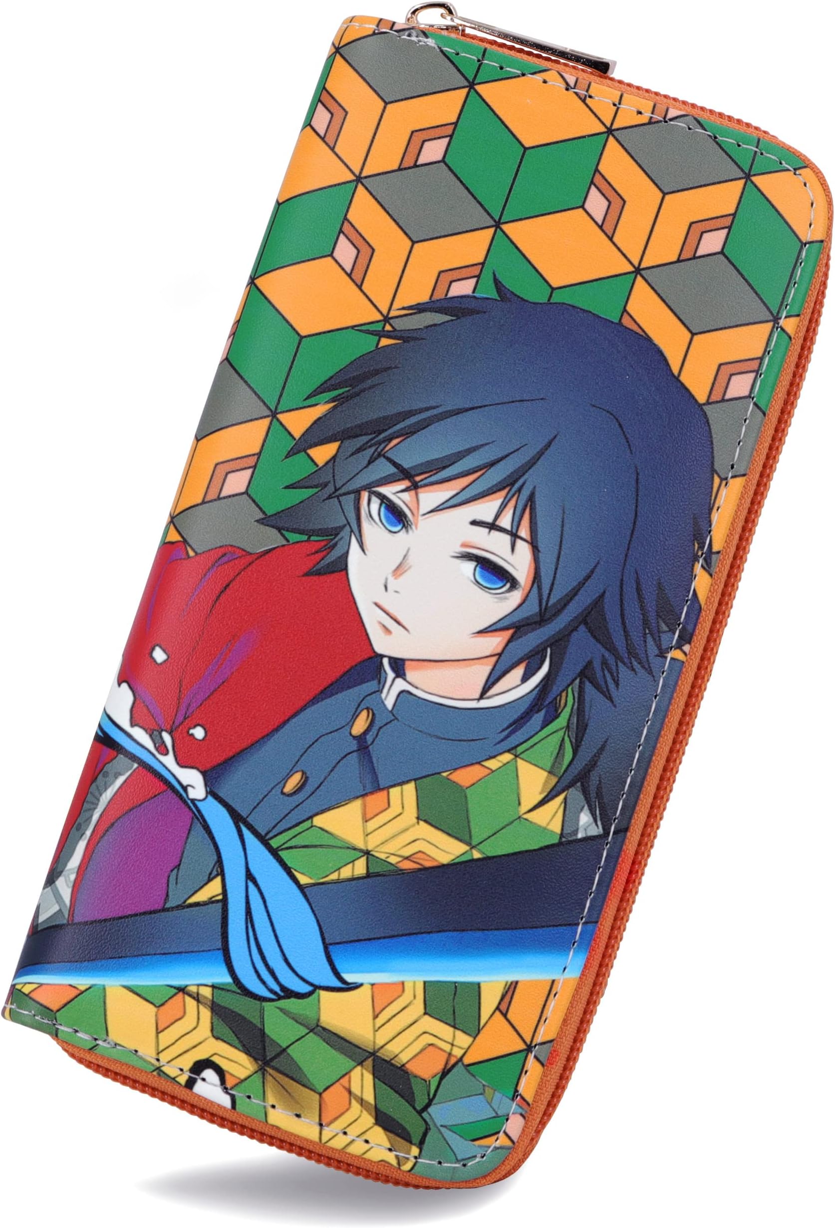 Amazon.com: Roffatide Anime Wallets Kamado Nezuko Zipper Wallet Faux ...