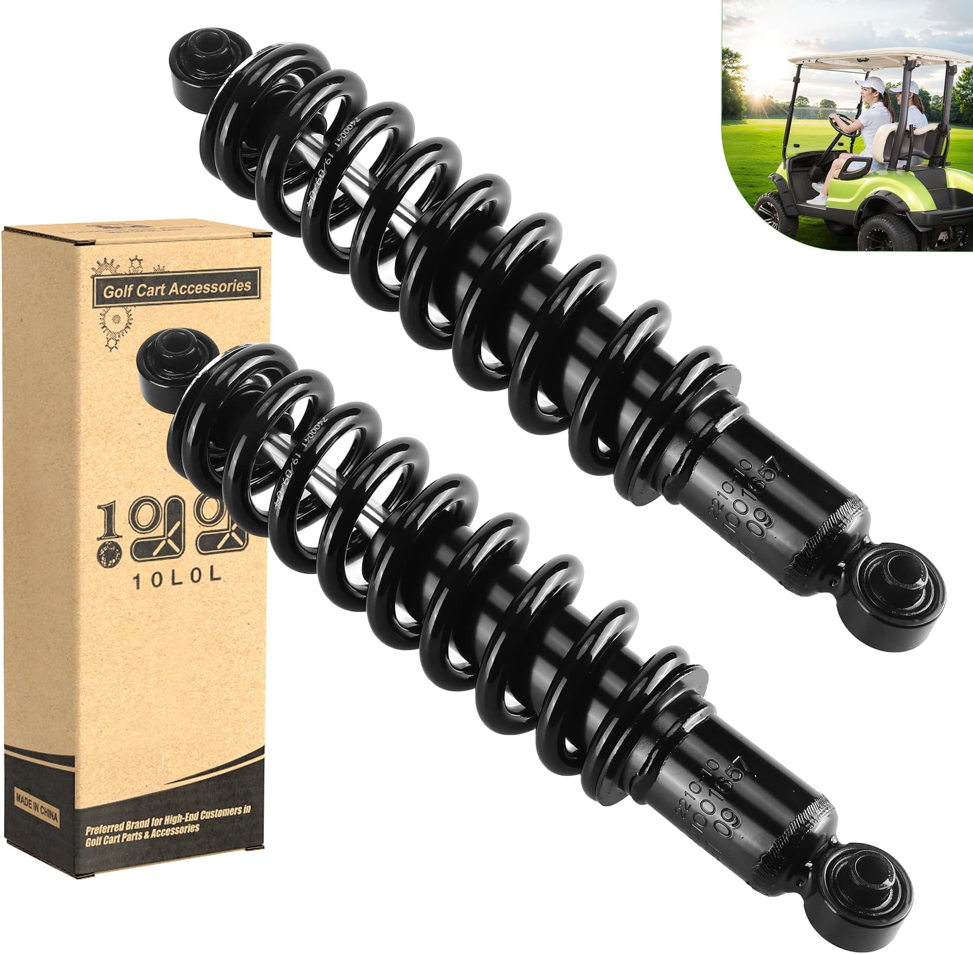 Amazon.com: 2 PCS Yamaha Heavy Duty Rear Shocks Fit For Yamaha Drive2 ...