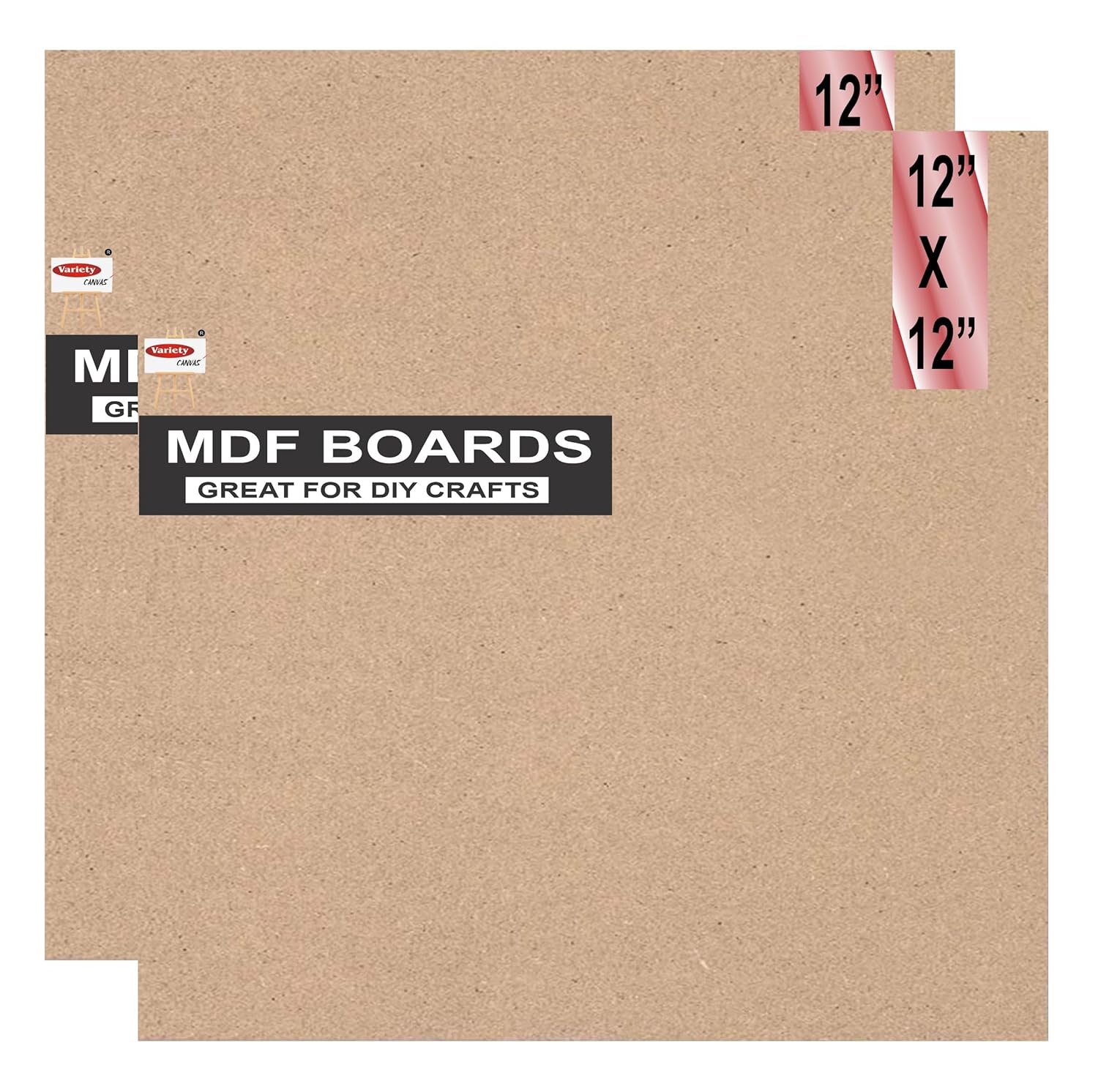 Variety Canvas MDF Boards for Art and Craft, Wood MDF Sheets for Craft ...