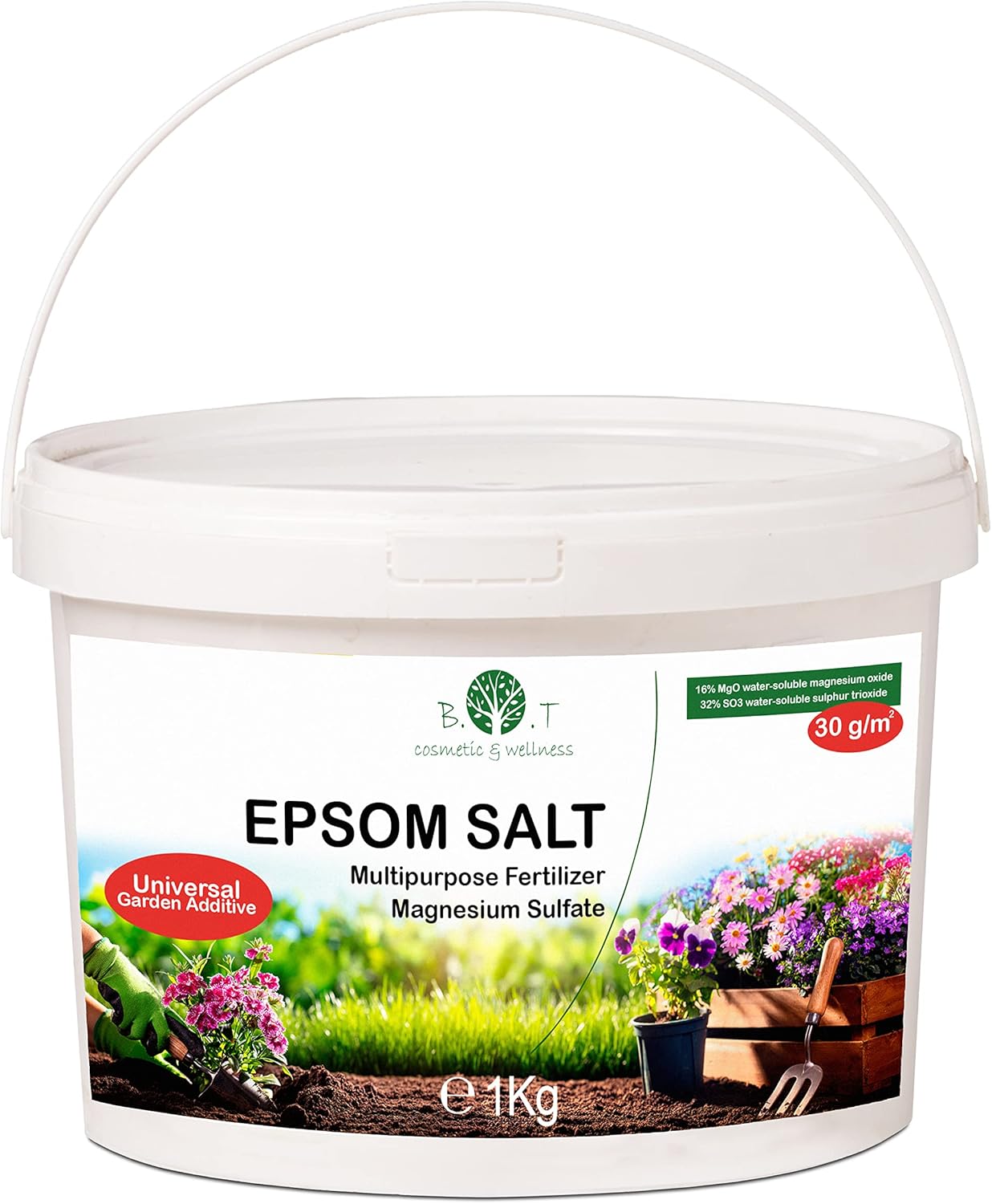 Epsom Salts (Magnesium Sulphate) High Water Soluble. Universal. 100% ...