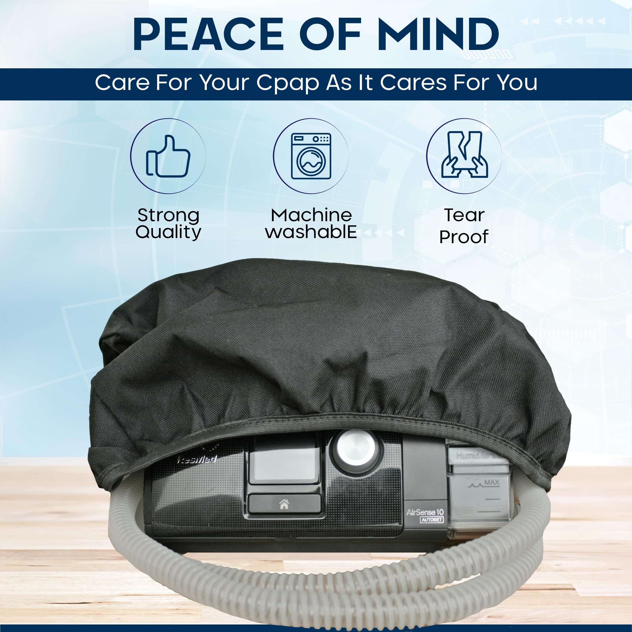 Snapklik.com : CPAP Tube & Mask Cover - Protective Dust Cover That Is ...