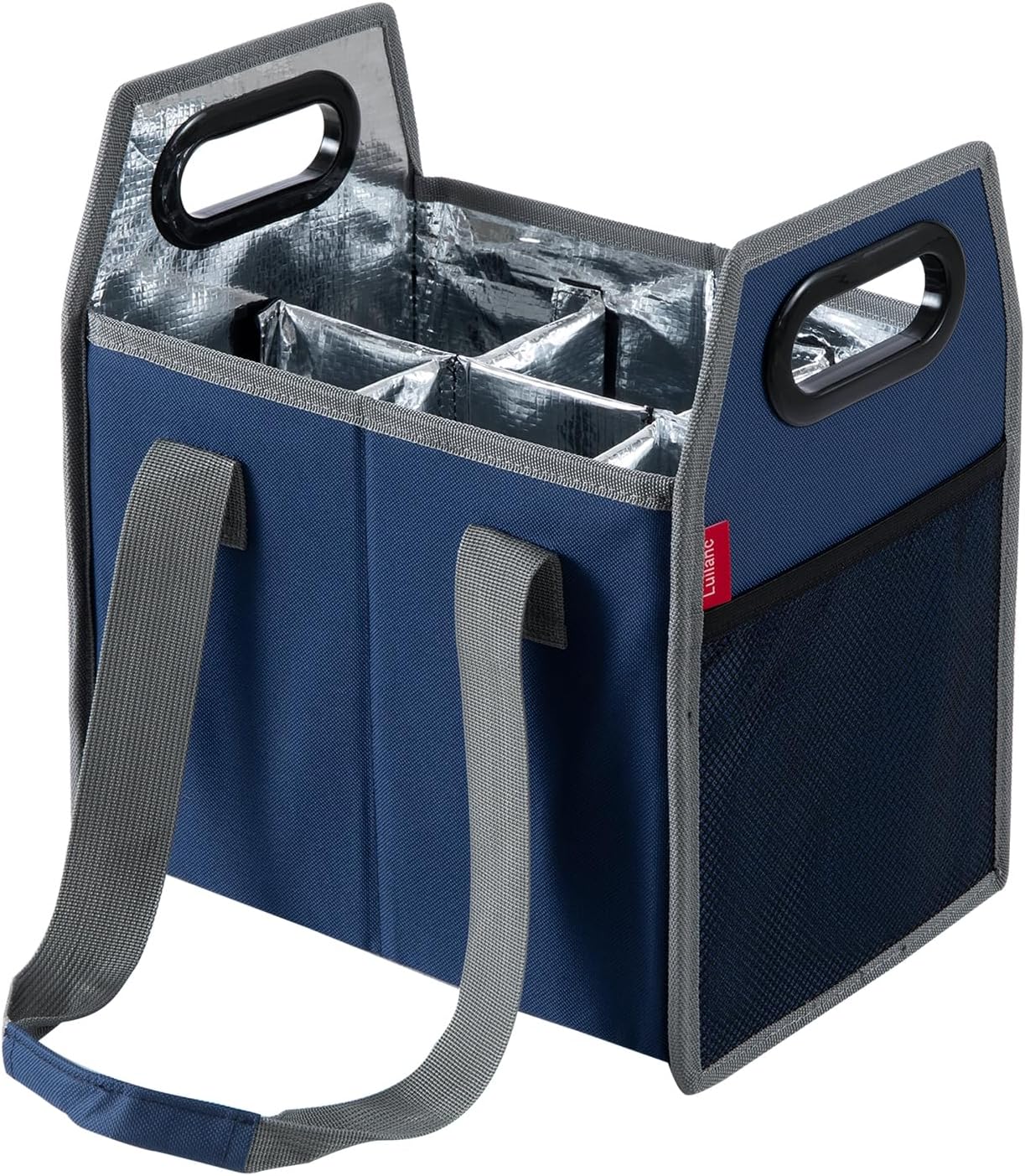 Amazon.com | LUILANC Collapsible 6 Bottle Storage Box Reusable Portable ...