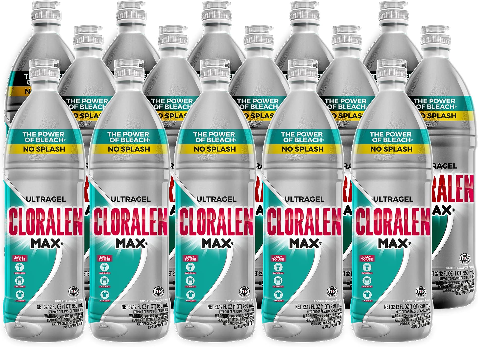 Amazon.com: Cloralen Bleach, Triple Action (Pack of 2) : Health & Household