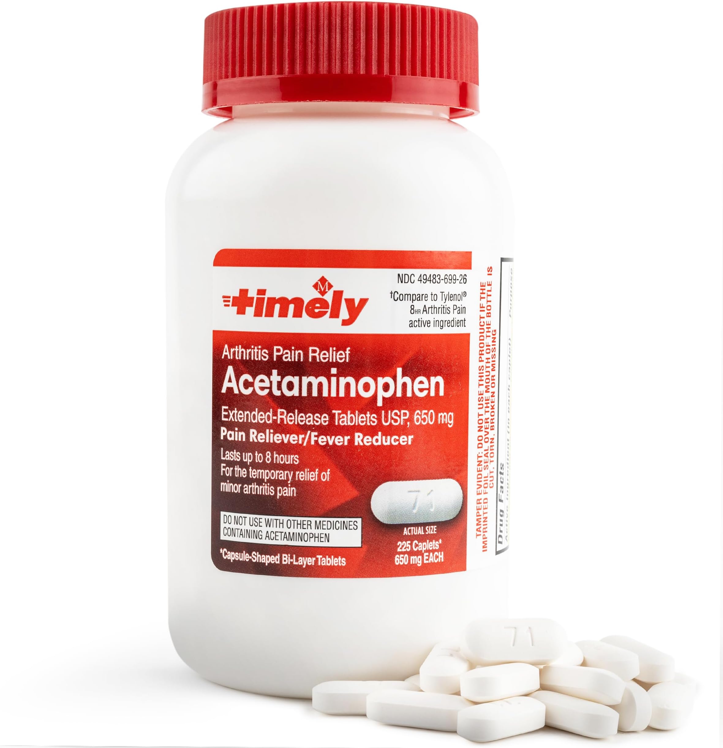 Amazon.com: TIME-CAP LABS, INC. Timely Acetaminophen 650 Mg Extended ...