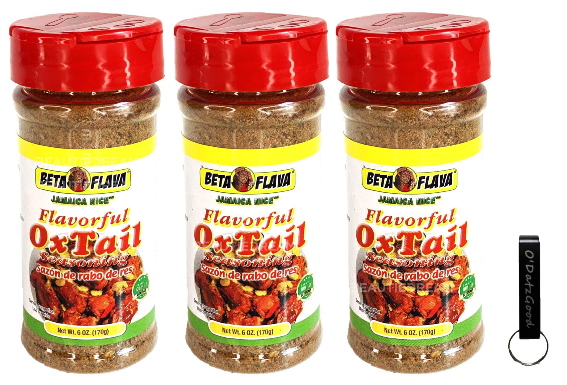 Amazon.com : Beta Flava (Ocho Rios) Oxtail Seasoning Pack of 3 Sealed ...