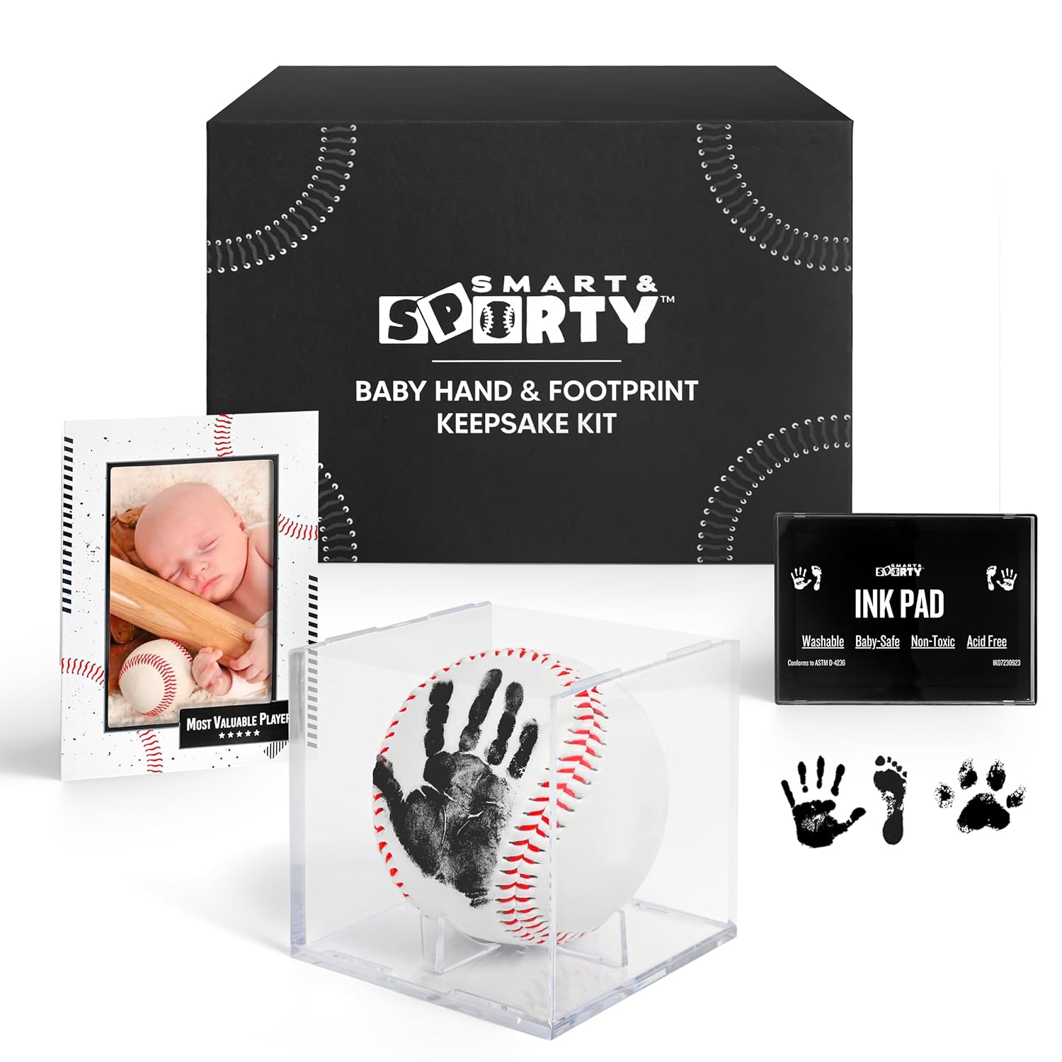 Amazon.com : Baby Hand and Footprint Kit - Newborn Baby Footprint Kit ...