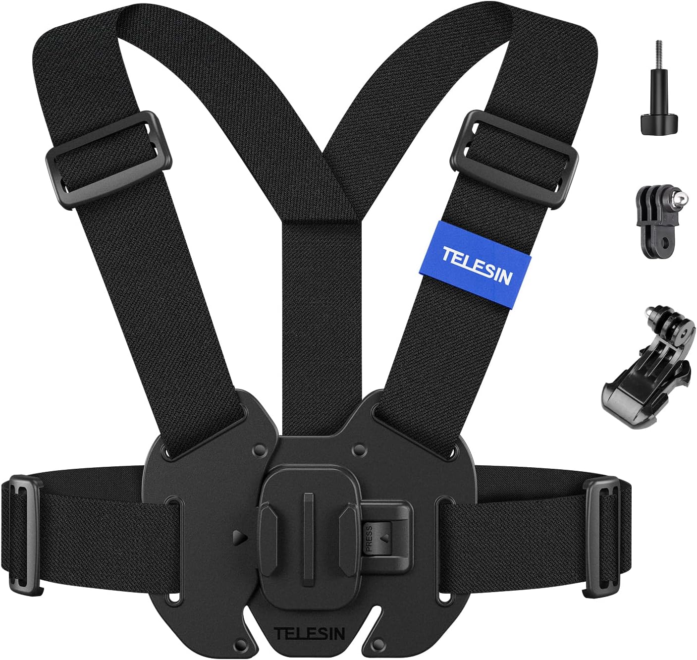 TELESIN° Chest Mount for Action Cameras, POV Chest Mount Harness Body ...