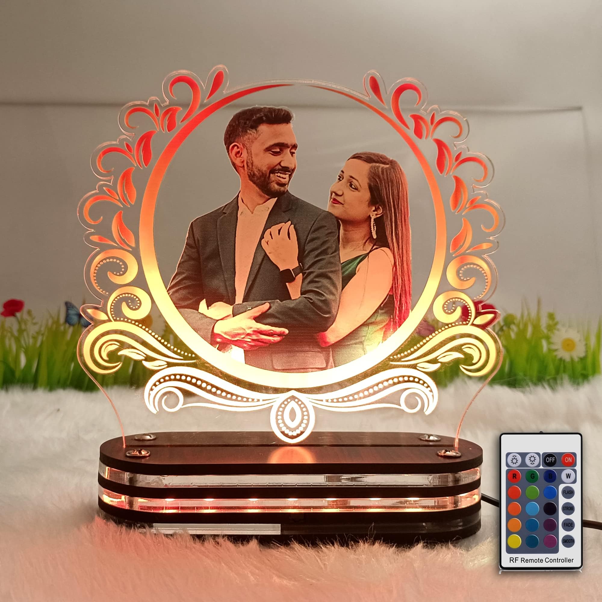 Buy lampees Acrylic 3D LED Lamp with Digital UV Printed Photo for ...