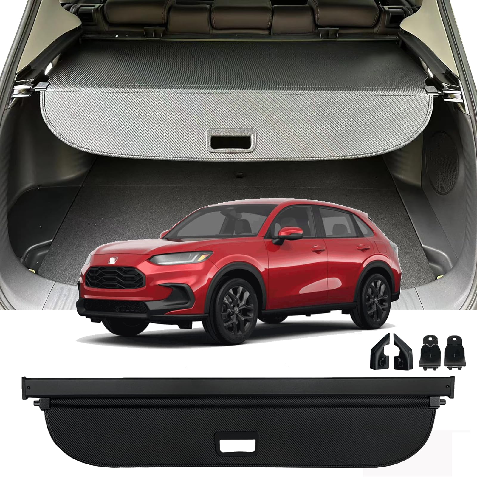Amazon.com: Cargo Cover Compatible with 2023 2024 2025 Honda HR-V Trunk ...