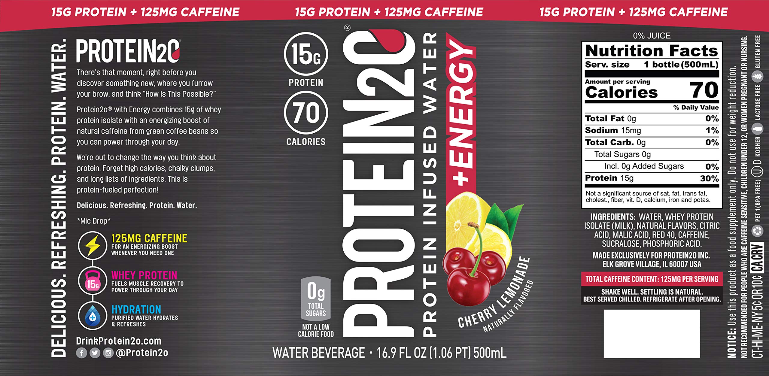 Snapklik.com : Protein2o 15g Whey Protein Infused Water Plus Energy ...