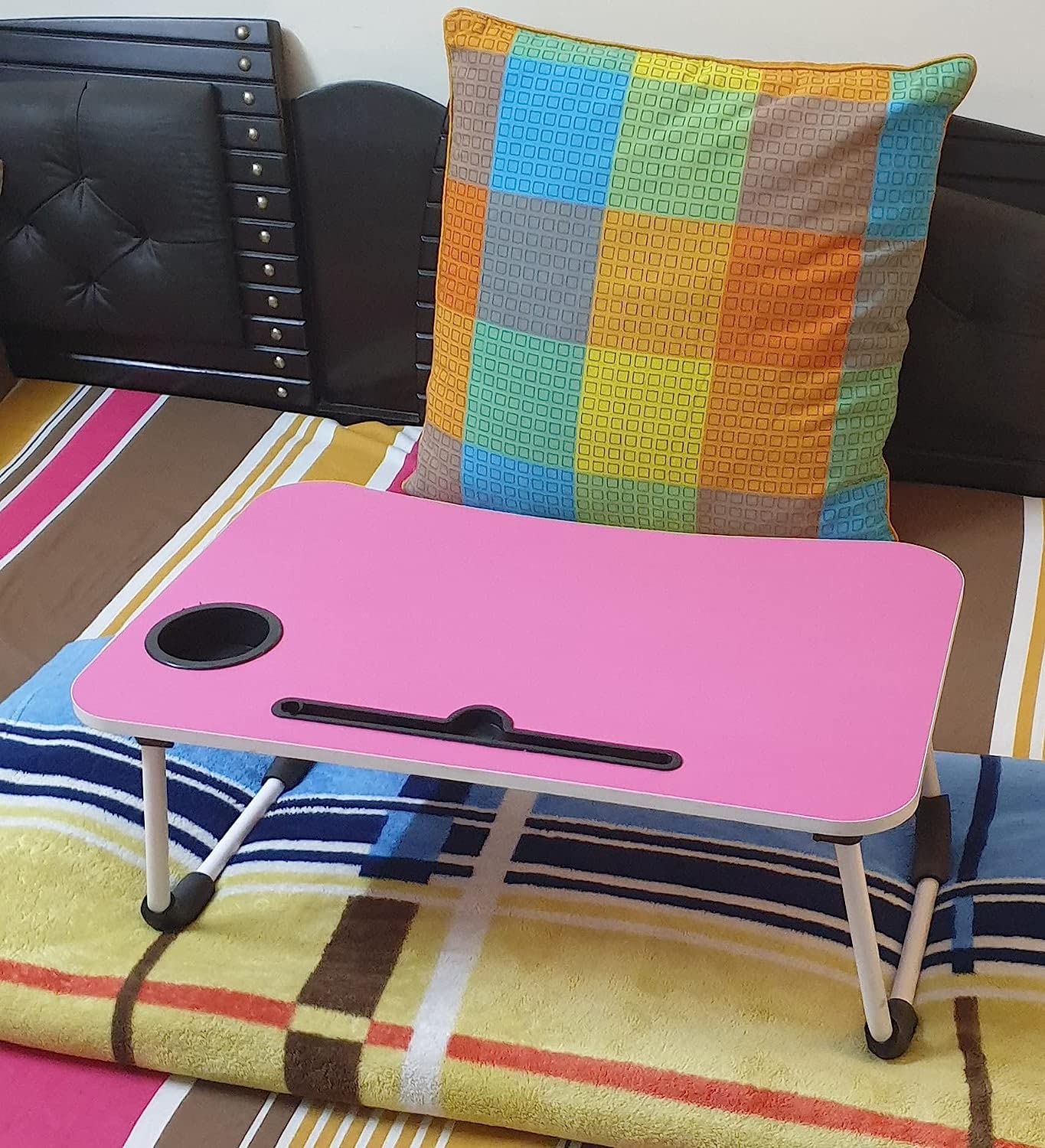 R K FASHION Standard Multi-Purpose Laptop Table with Dock Stand/Study ...