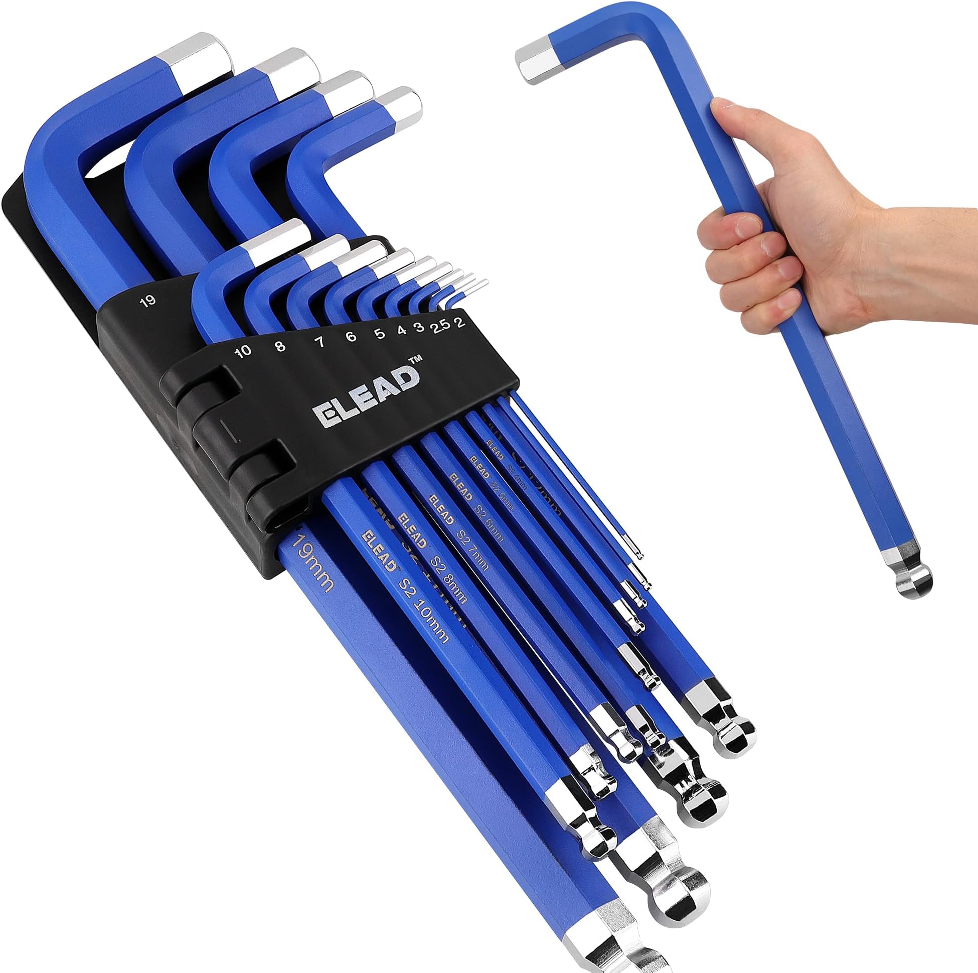 Professional EZ Travel Collection Extra Large Allen Wrench Jumbo Hex ...