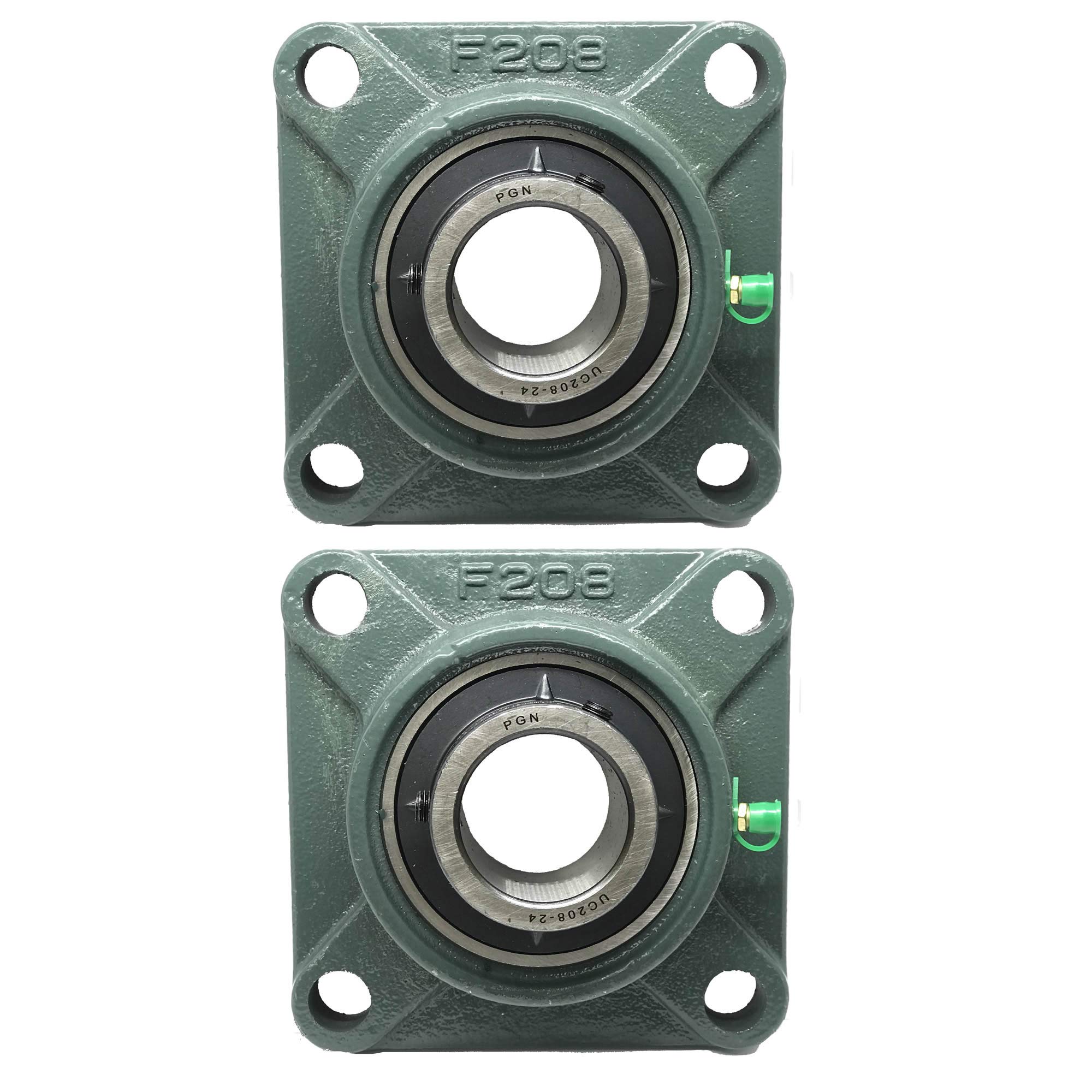 PGN UCF208 24 Pillow Block Square Flange Mounted Bearing 1 1 2 Bore 2 PCS Buy Online In pgn-ucf208-24-pillow-block-square-flange-mounted-bearing-1-1-2-bore-2-pcs-buy-online-in